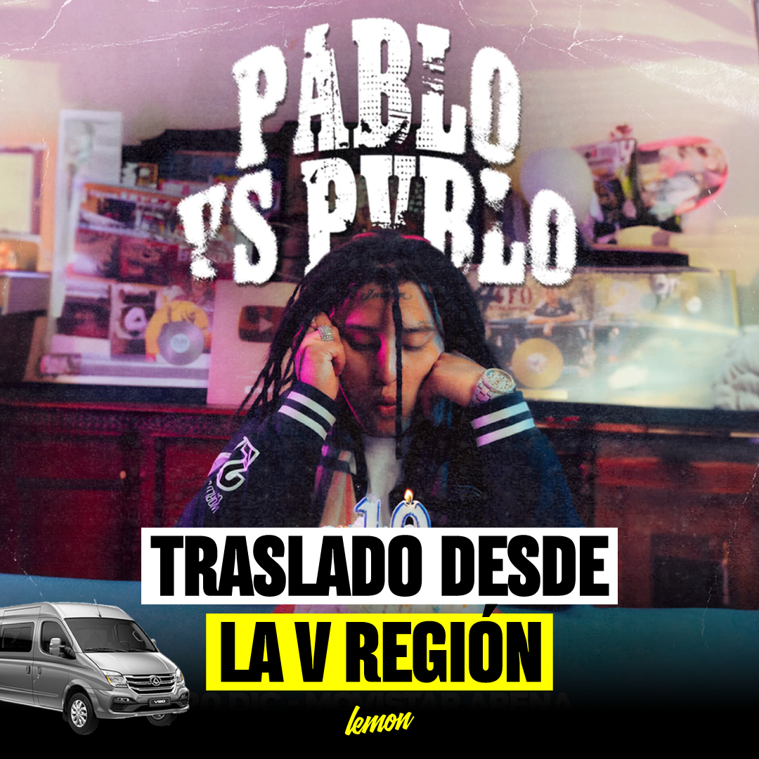 Traslado ida y vuelta para PABLO CHILL-E / 20 de diciembre – Tienda Lemon